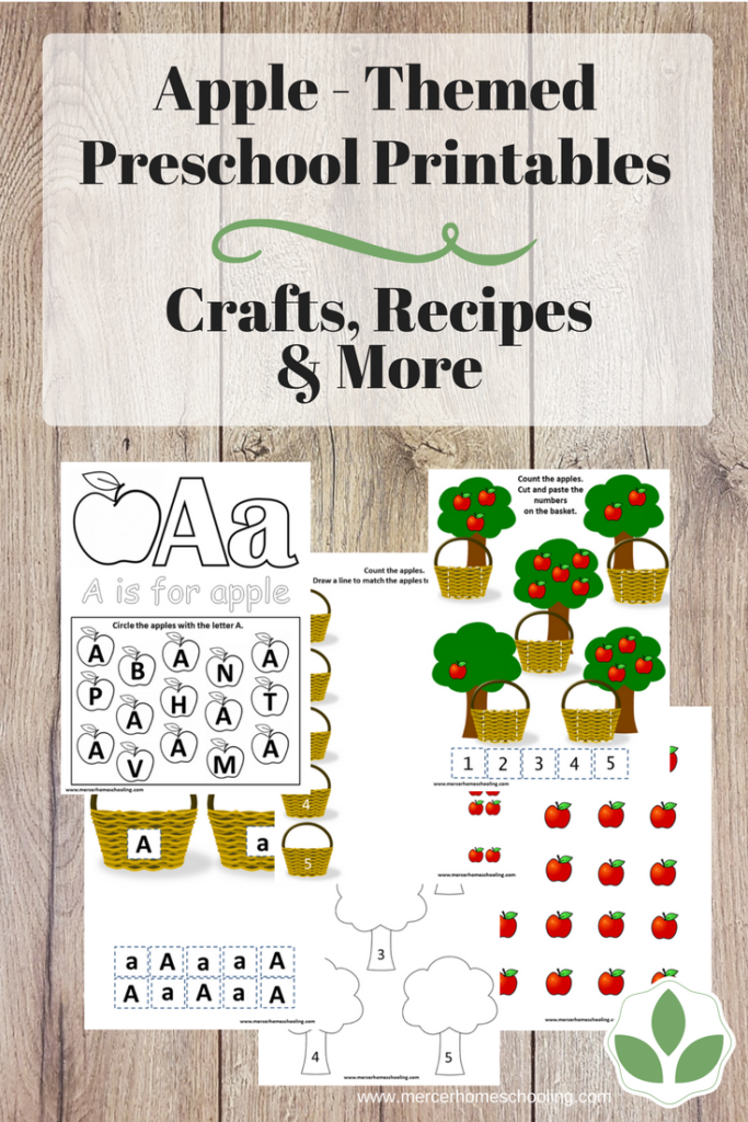 Apple-Themed Preschool Printables, Crafts, Recipes & More | Mercer ...